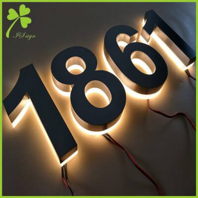 Illuminated Front Door Numbers | Backlit LED House Numbers Maker