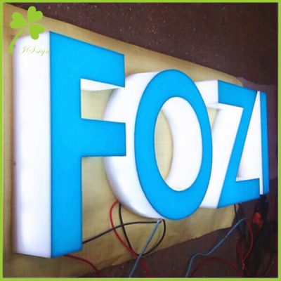 Acrylic Sign With Vinyl Lettering Custom Side Lit Letters | IS LED SIGN