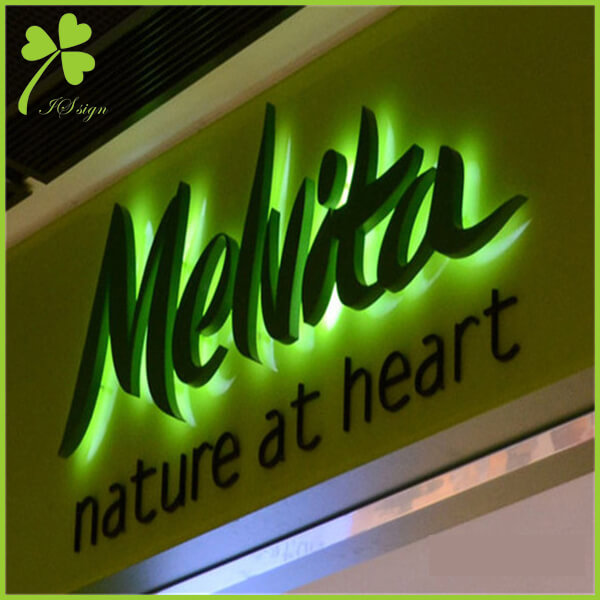 Custom Backlit Logo LED Lobby Signs Manufacturer| IS LED SIGN